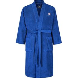 Jan Vanderstorm Long Bathrobe 'Janning' male Blue size L