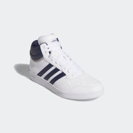 Herren Sneaker "HOOPS 4.0 MID", adidas Sportswear, Gr. 41cloud wei&szlig;, dunkelblau, grau two, Synthetik, Schuhe