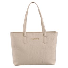 Valentino Handbags Shopper VALENTINO BAGS "SHOPPING PANSY", Damen, Gr. B/H/T: 35cm x 28cm x 10cm, beige (ecru), Polyurethan, Taschen Shopper, Handtasche Damen Henkeltasche Schultertasche