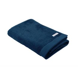Duschtuch Tom Tailor HOME "COLOR BATH", blau (schwarz navy), B:70cm L:140cm, Frottier, Frottier, Handt&uuml;cher, 100% Baumwolle, 70x140 cm, uni, gro&szlig;e Farbauswahl
