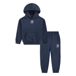 Jogginganzug Converse "CNVN SUSTAINABLE CORE PO SET", Jungen, Gr. 86 (18), Converse navy, Obermaterial: 100% Polyester, Sportanz&uuml;ge Jogginganzug, f&uuml;r Kinder