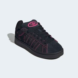 Sneaker adidas originals "CAMPUS 00S", Damen, Gr. 37, schwarz (shock pink, shock pink, core schwarz), Leder, Schuhe Sneaker