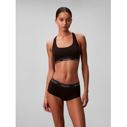 Damen Bralette "UNLINED BRALETTE", Calvin Klein Underwear, Gr. Mschwarz w, schwarz wb, Web, Obermaterial: 53% Baumwolle, 35% Modal, 12% Elasthan,