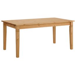 Esstisch Home Affaire "Danuta", beige (natur ge&ouml;lt), B:140cm H:75cm T:90cm, Tische, Esstisch, wahlweise mit Schublade, aus massiver Kiefer, FSC-zertifiziert