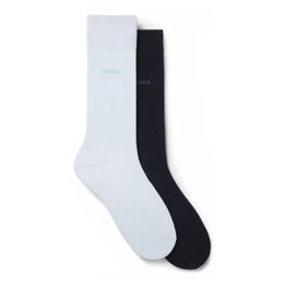 Businesssocken BOSS "2P RS Uni CC", Herren, Gr. 43-46, light, pastel lila, Baumwollmischung, normal, Socken, mit Markenlogo