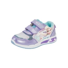 Sneaker Disney "FROZEN", M&auml;dchen, Gr. 26, lila, Synthetik, Schuhe Sneaker, mit cooler Blinkfunktion