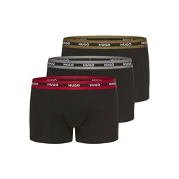 Trunk HUGO UNDERWEAR "TRIPLET", Damen, Gr. L, 3 Stk., bunt (open miscellaneous 973), Jersey, Obermaterial: 95% Baumwolle, 5% Elasthan, eng, Unterhosen, mit Logoschriftzug