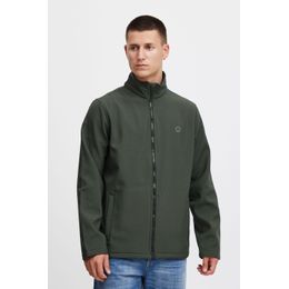 Softshelljacke Blend "BHOuterwear", Herren, Gr. S, deep forest, 100% Polyester, unifarben, regular fit taillenlang, normaler Saum, Jacken Softshelljacke, Stilvolle Softshelljacke