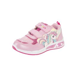 Disney Damen Sneaker "UNICORN", Gr. 28pink, Synthetik, Schuhe, mit cooler Blinkfunktion