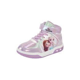 Sneaker Disney "FROZEN", M&auml;dchen, Gr. 27, lila, Synthetik, Schuhe Sneaker, mit cooler Blinkfunktion