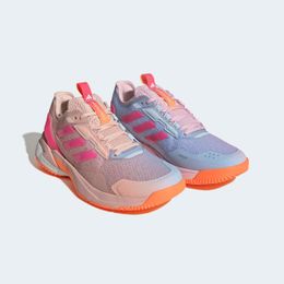 Damen Handballschuh "CRAZYFLIGHT 6 HALLEN", adidas Performance, Gr. 40,5clear pink, lucid pink, blush pink, Synthetik, Textil, Schuhe, besonders