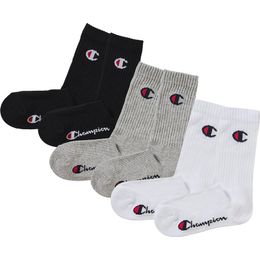 Champion Authentic Athletic Apparel Socks girl Grey, Black, White size 27-30