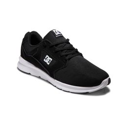 Sneaker DC Shoes "Skyline", Damen, Gr. 9(42), schwarz-wei&szlig; (schwarz, wei&szlig;), Obermaterial: Leder [Kuh] / Futter: Textil / Au&szlig;ensohle: Gummi, Schuhe Sneaker