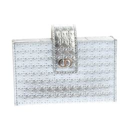 Dior Geldb&ouml;rse / Etui Damen Gr&ouml;&szlig;e One Size Second Hand silber