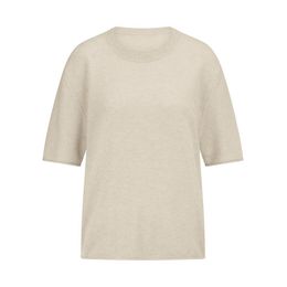 Peter Hahn - Rundhals-Pullover, beige, Gr. 46 / L - Kaschmir