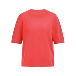 Peter Hahn - Rundhals-Pullover, rot, Gr. 38 / S - Kaschmir