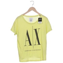 Armani Exchange T-Shirt Damen Gr&ouml;&szlig;e L Second Hand gelb