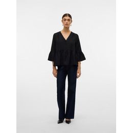 V&eacute;ro Moda VERO MODA Bluse 'VMMELONY' Damen Gr&ouml;&szlig;e L schwarz
