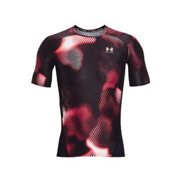 Under Armour Funktionsshirt Herren Gr&ouml;&szlig;e S grau / kirschrot / schwarz / wei&szlig;