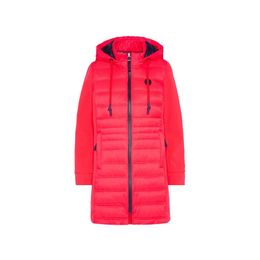 SOCCX Lange Softshelljacke mit Stepp-Partien Damen Gr&ouml;&szlig;e L rot
