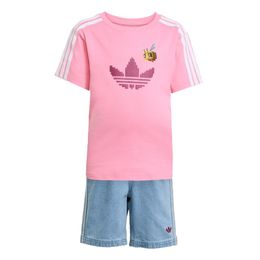 adidas originals Set 'x Minecraft' boy Pink size 128