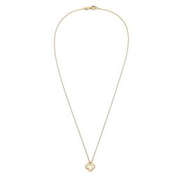 Elli Kette Damen Gr&ouml;&szlig;e 45 gold / transparent