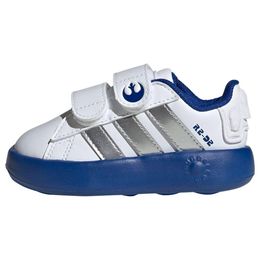 adidas Sportswear Sportschuh 'Adidas x Star Wars Grand Court 2.0' Jungen Gr&ouml;&szlig;e 20 blau / silber / wei&szlig;