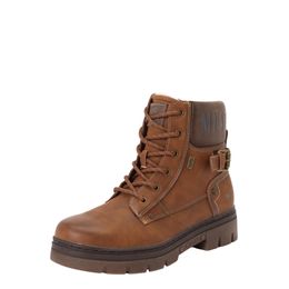 Mustang Schn&uuml;rstiefelette Damen Gr&ouml;&szlig;e 38 schoko / cognac Winterschuhe