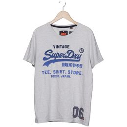 Superdry & Co T-Shirt Herren Gr&ouml;&szlig;e XXL Second Hand grau