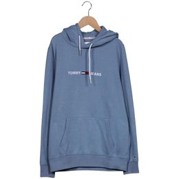 Tommy Jeans Kapuzenpullover Herren Gr&ouml;&szlig;e M Second Hand hellblau