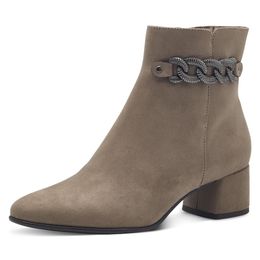 Marco Tozzi Stiefelette Damen Gr&ouml;&szlig;e 37 beige Winterschuhe