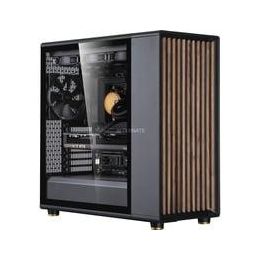 Gaming-PC Design Edition . RTX 5070 Ti . AMD Ryzen 7 7800X3D . 32 GB RAM schwarz/holz, Windows 11 Home