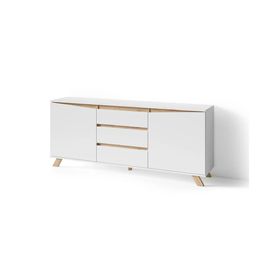 by Living Sideboard wei&szlig; Ma&szlig;e (cm): B: 180 H: 76 &raquo; M&ouml;bel Kraft