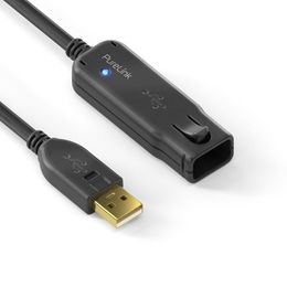 PureLink USB 2.0 Aktiv Verl&auml;ngerung - schwarz - 30,0m