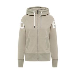 ELBSAND Sweatjacke 'Kalea' Damen Gr&ouml;&szlig;e XL kitt / wei&szlig;