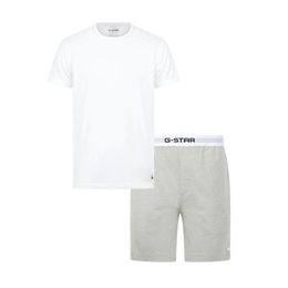 G-Star Raw G-star Pyjama 'Slate' Herren Gr&ouml;&szlig;e S grau / schwarz / wei&szlig;