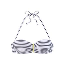 Venice Beach Bikinitop Damen Gr&ouml;&szlig;e 70 dunkelgelb / schwarz / wei&szlig;