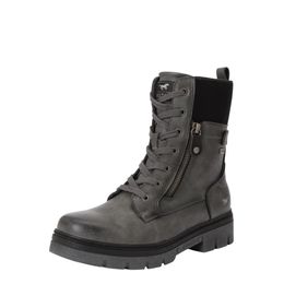 Mustang Schn&uuml;rstiefelette Damen Gr&ouml;&szlig;e 38 dunkelgrau / schwarz Winterschuhe