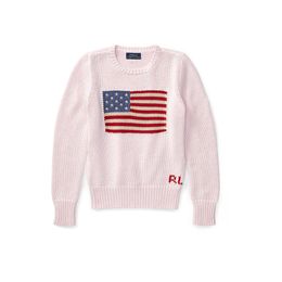 Polo Ralph Lauren Pullover M&auml;dchen Gr&ouml;&szlig;e 130/134 beige / marine / rosa / rot