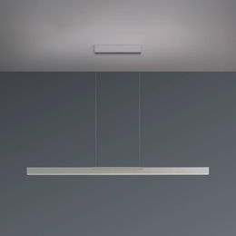 BOPP LED-H&auml;ngelampe Nano 2.0, L&auml;nge 140 cm, aluminiumfarben
