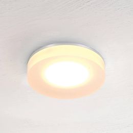 BOPP LED-Deckeneinbaulampe One, aluminiumfarben, &Oslash; 9 cm