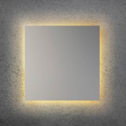 Escale LED-Wandleuchte BLADE Q, silber matt, 44 x 44 cm, Metall dim