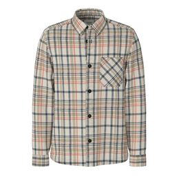 JOOP! Jeans Button Up Shirt male size XS Basalt grey / Khaki / Coral / natural white