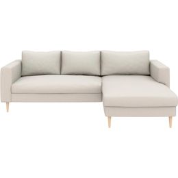 Ecksofa Trendmanufaktur, B:232cm H:81cm T:161cmsandgrau, Wohnzimmer, Sofas, "Amazing, wahlw. mit Schlaffunktion & Bettkasten, Fu&szlig; Buche lackiert",