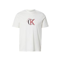 Calvin Klein Jeans T-Shirt Herren Gr&ouml;&szlig;e XXL rot / schwarz / wei&szlig;