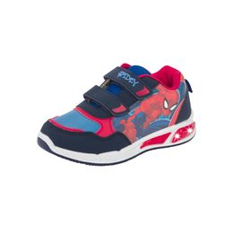 Sneaker Disney "SPIDERMAN", Kinder, Gr. 24, blau, Synthetik, Schuhe Sneaker, mit cooler Blinkfunktion