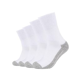 Socken Camano "function", Damen, Gr. 35-38, wei&szlig;, Obermaterial: 60% Baumwolle, 37% Polyester, 2% Elasthan, 1% Polyamid, Socken Socken, perfekte Feuchtigkeitsregulation