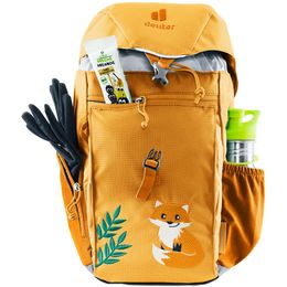 Kinderrucksack Deuter "WALDFUCHS 14", gelb (amber, maple), Rucks&auml;cke, Kinder, Obermaterial: 100% Polyester, f&uuml;r aktive Abenteuer, 14 Liter Volumen, gute Bel&uuml;ftung am R&uuml;cken