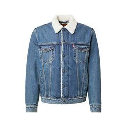 Levi's LEVI'S Between-Season Jacket 'Type III Sherpa Trucker Jacket' male size XXL Blue denim