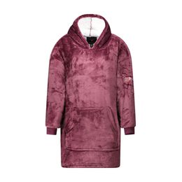 Geographical Norway Fleecepullover "Uddy" in Bordeaux - 63% | Gr&ouml;&szlig;e L | Damenpullover